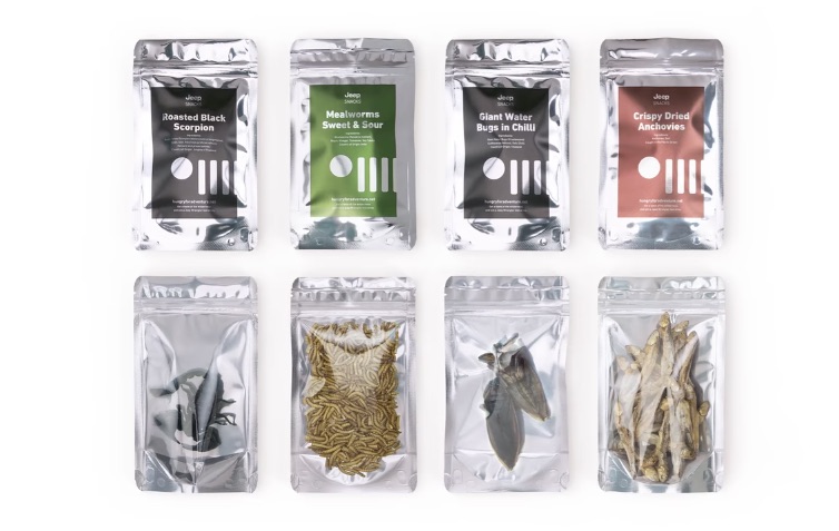 Jeep risveglia la voglia di avventura con snack a base di scorpioni e ...