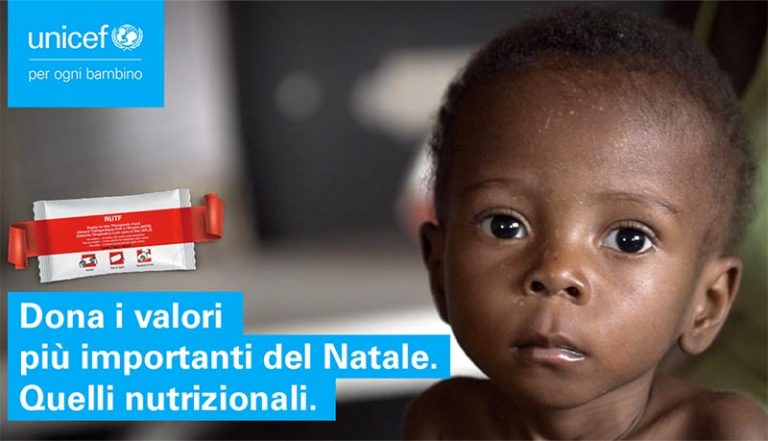 Connexia firma la campagna di raccolta fondi di Natale di Unicef