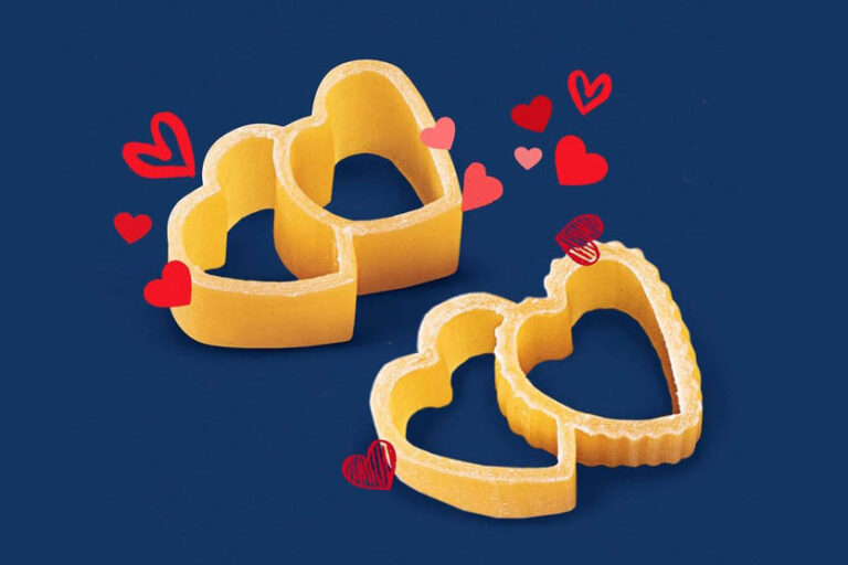 Barilla lancia la pasta a forma di cuore anche in Italia